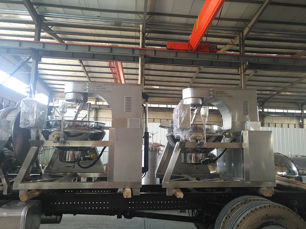 High Quality Industrial Steam Jacketed Kettle Wok Machine Electric ...