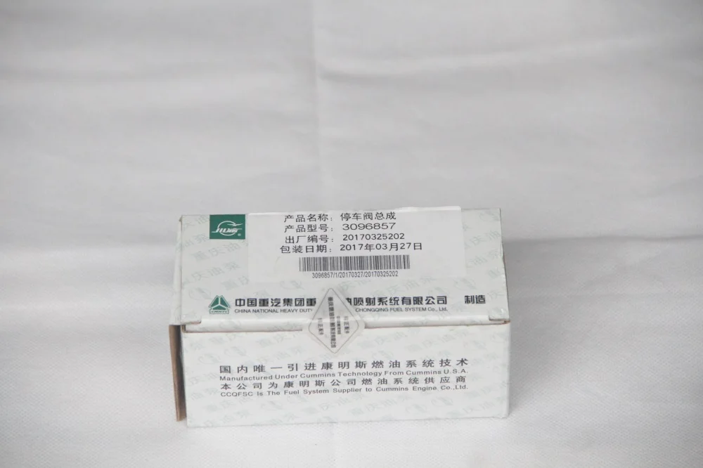 Cummins Kta38 Fuel Shut-off Valve 3096857 Solenoid - Buy Cummins Fuel ...