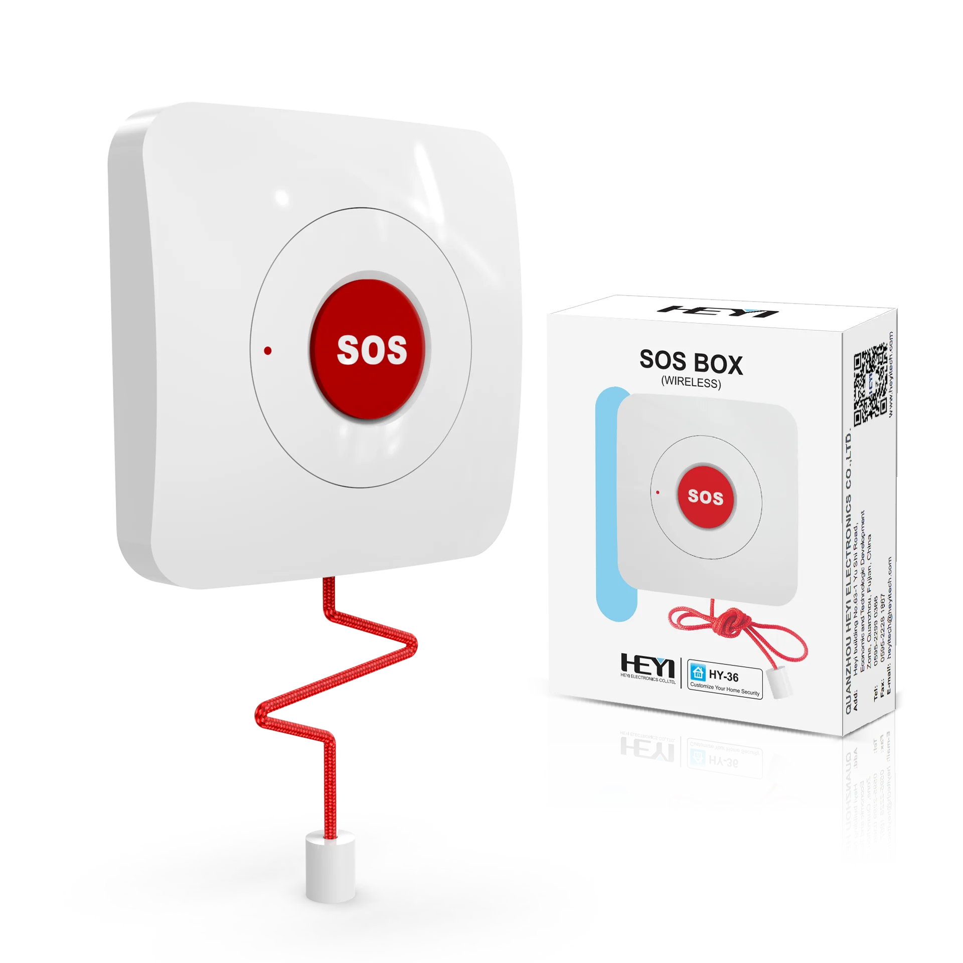 Wireless 433 Mhz Emergency SOS Button for Home Security