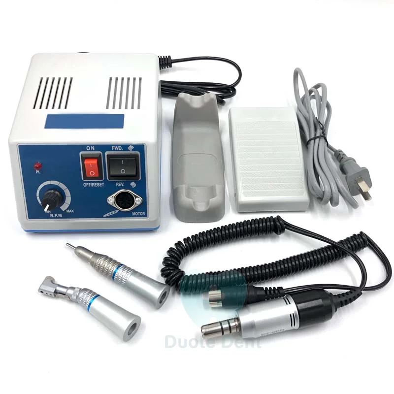 Dental Laboratory Nail Drill Polisher 35000rpm Micromotor With E-type ...