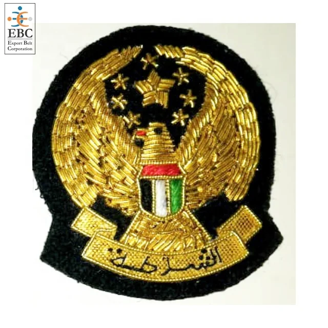 OEM United Arab Emirates Bullion Hat Badge - Custom Insignia