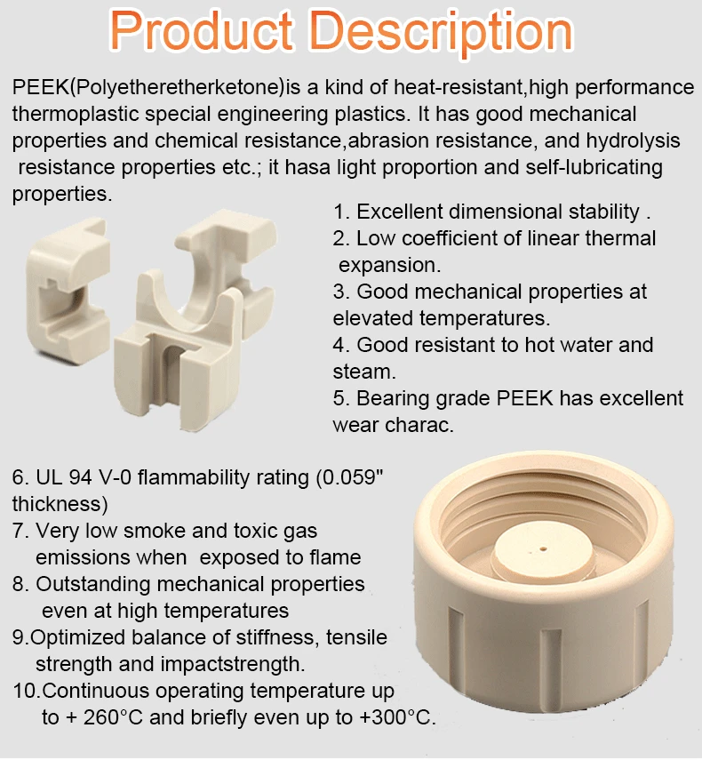Customization Injection Molding Peek Parts Plastic Injection Molding ...