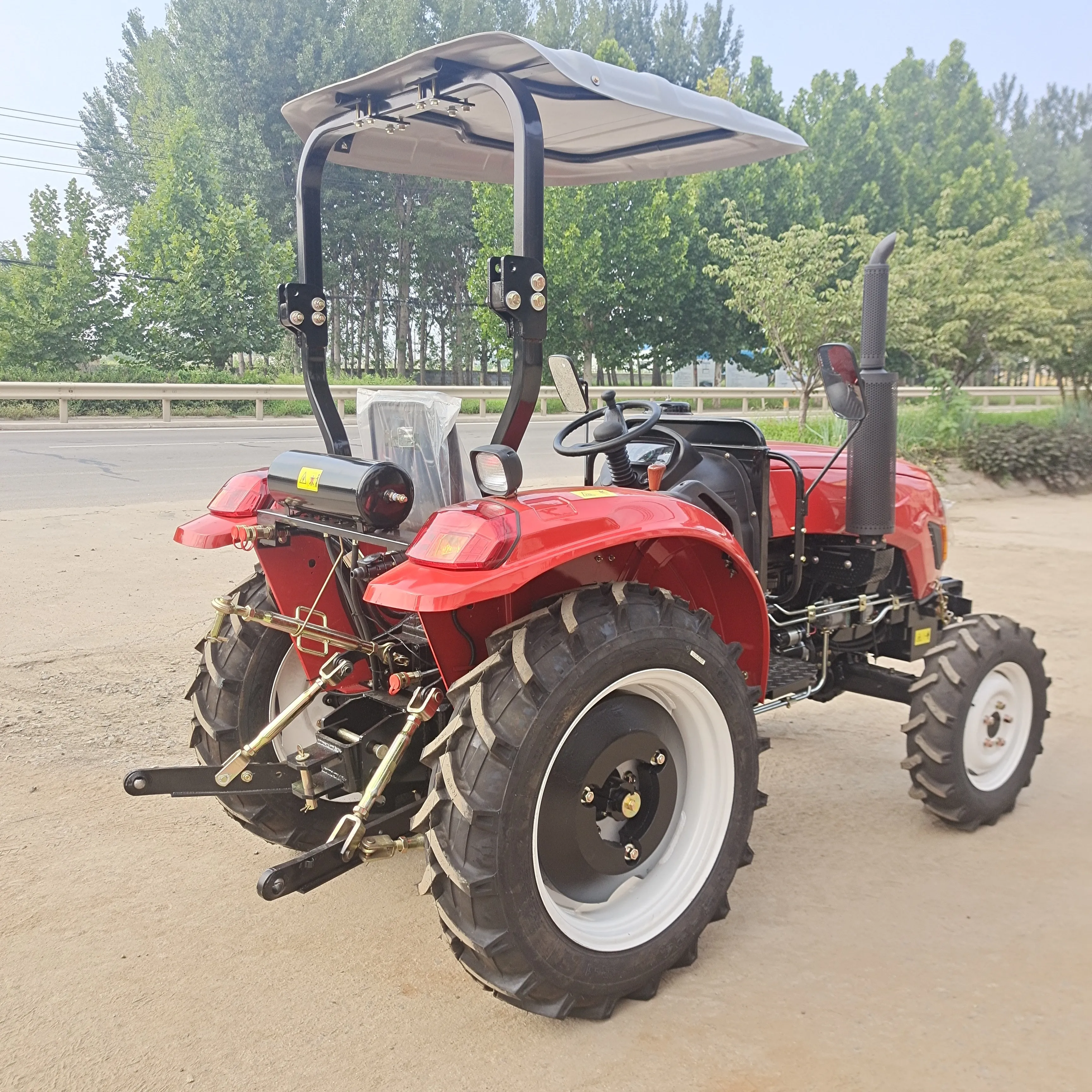 40hp Mini Farm Tractor Asian Small 4wd Agricultural Multifunctional ...