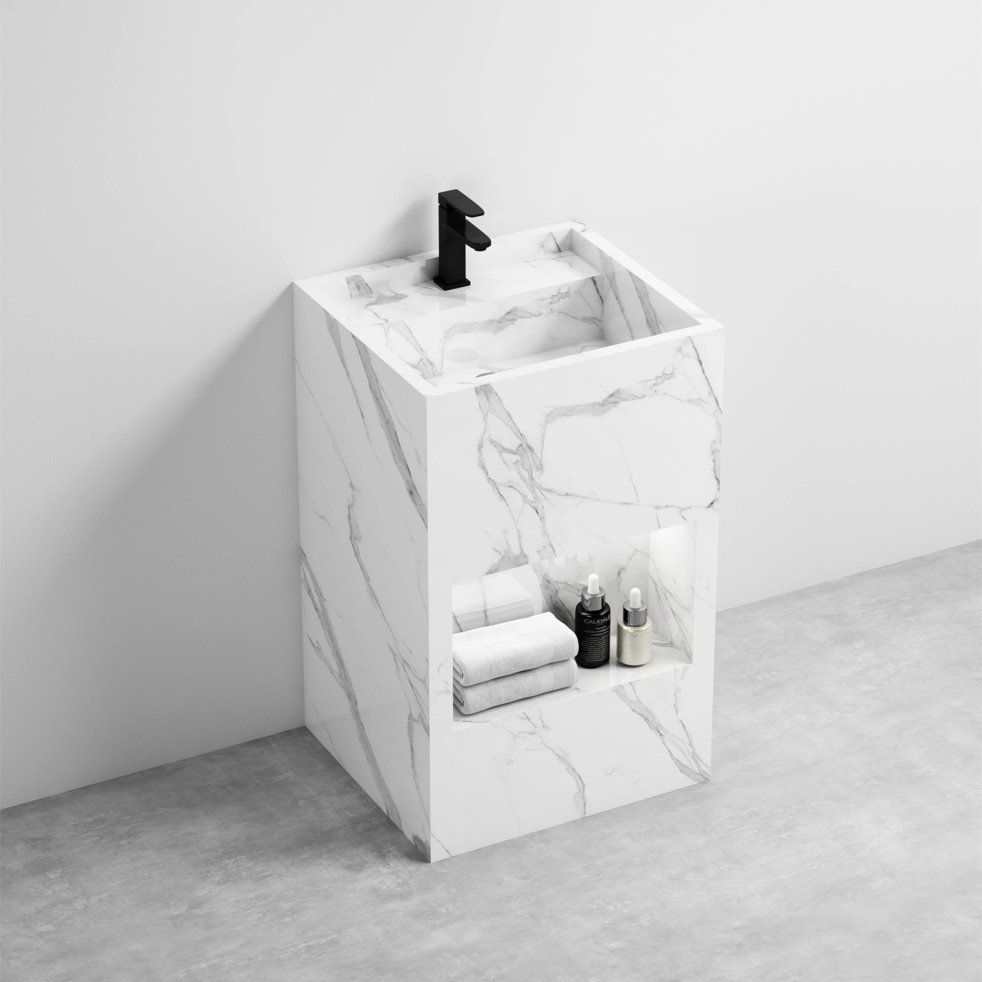 2024 New Modern Bathroom Cabinet Floor Mounted One Piece Bathroom All ...