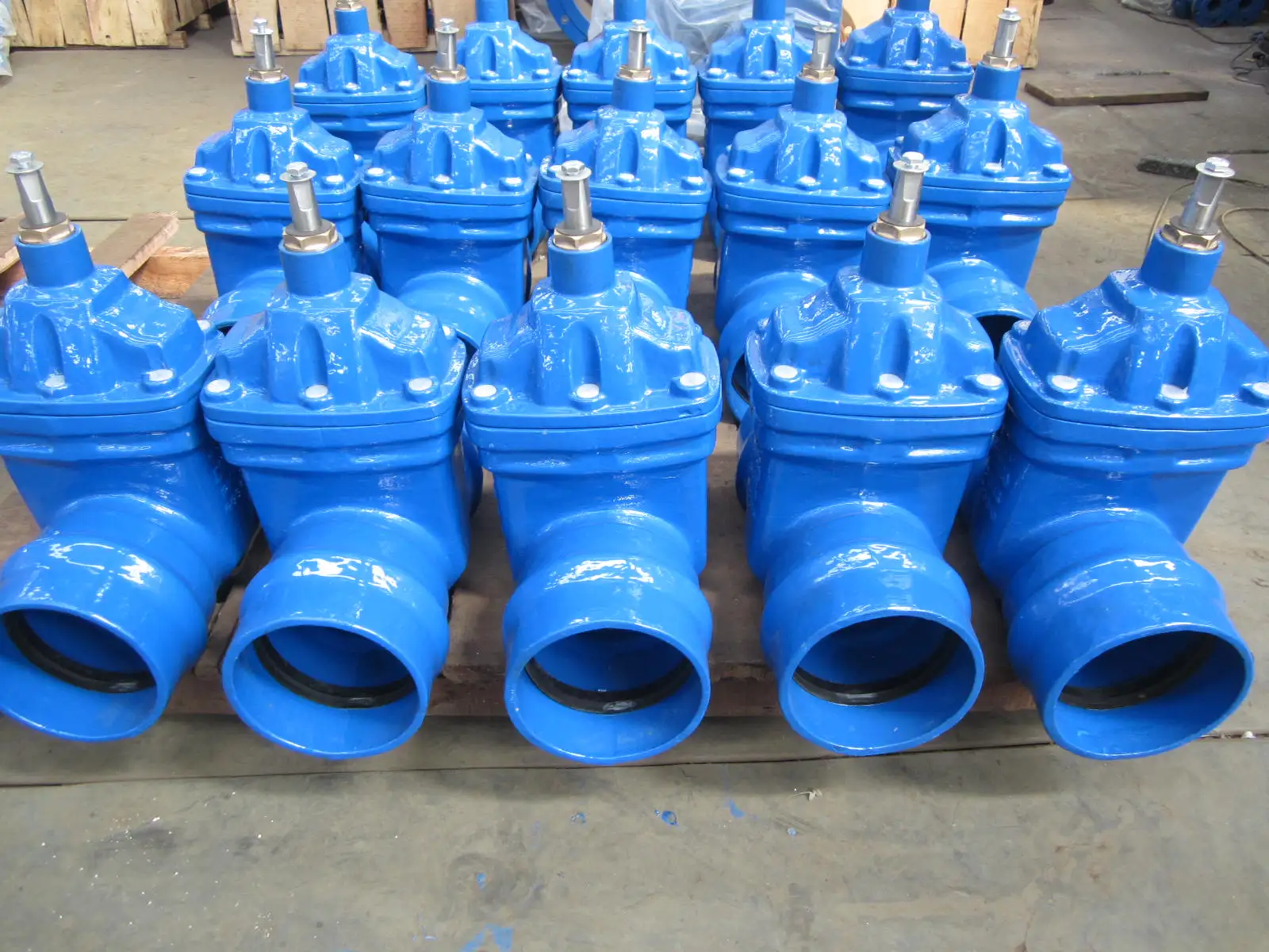 Din 3352-f5 Non Rising Stem Resilient Soft Seated Gate Valves - Buy ...