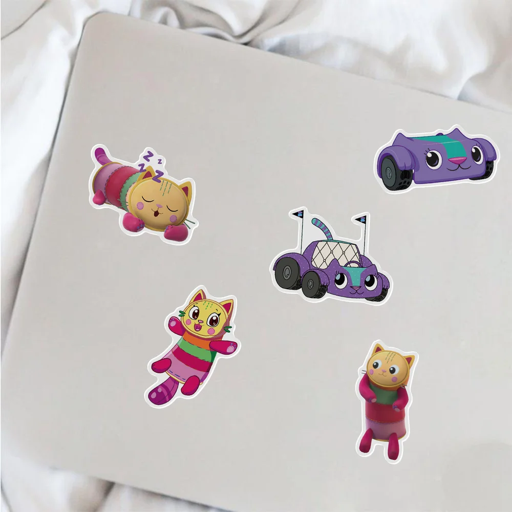 10/50pcs New Anime Gabby Dollhouse Cartoon Stickers For Diy Car ...