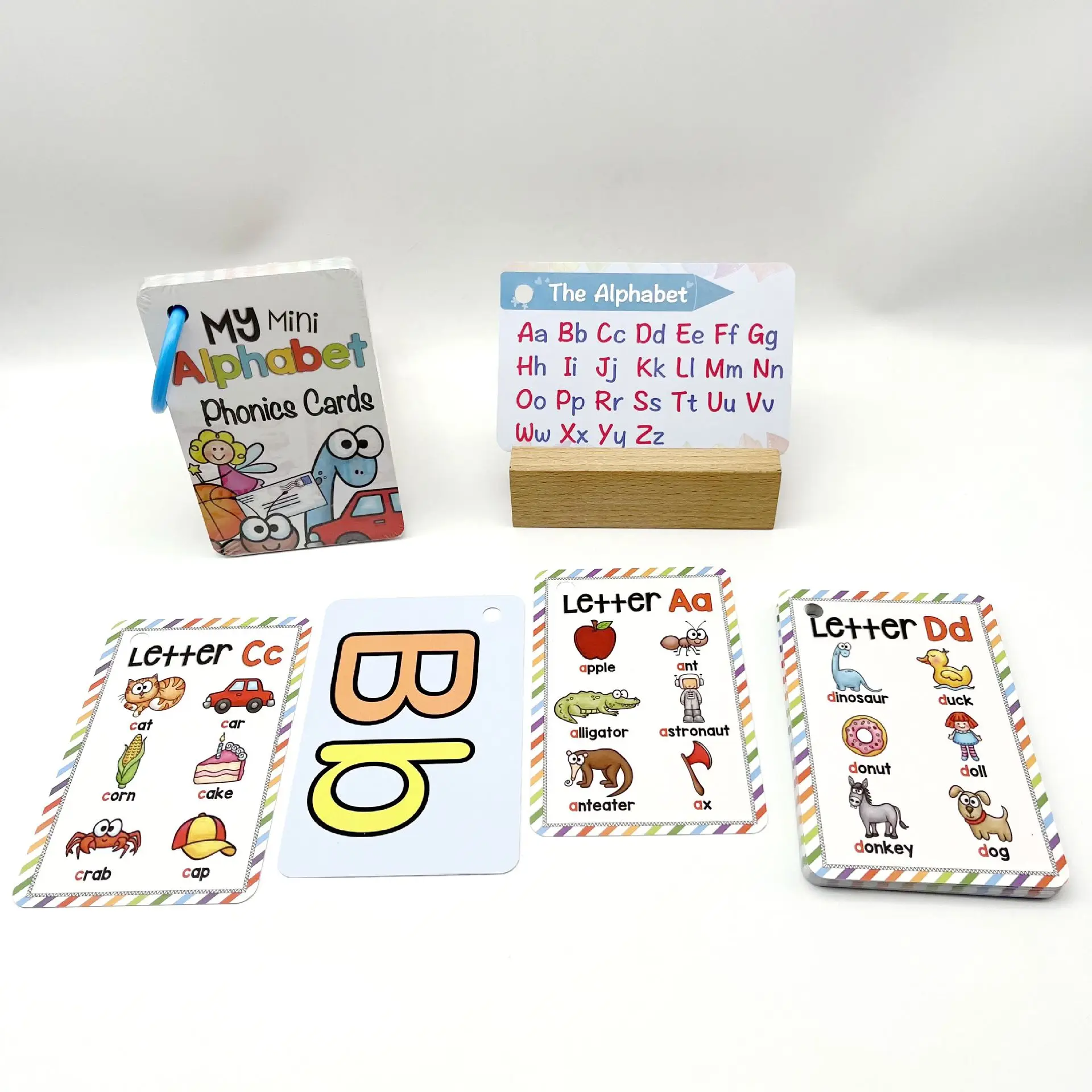 26 Alphabet Words English Drawing Cards Early Childhood Education Toys ...