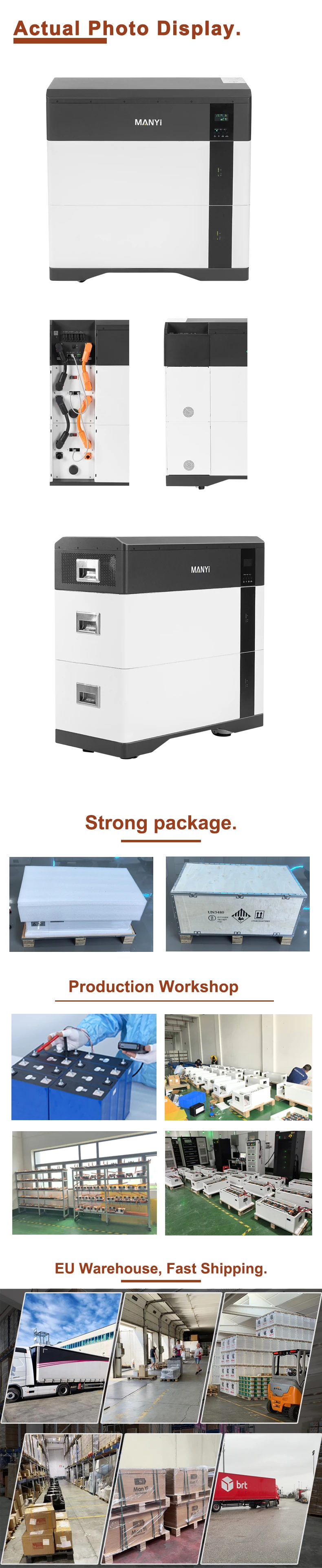 MANYI MAXI Tower All-In-One 30KW Battery & 10KW Off-Grid Inverter with ...