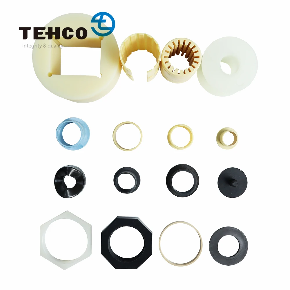 Tehco Plastic Bushing Custom Rubber PU PE PTFE POM PA66 Polyurethane ...