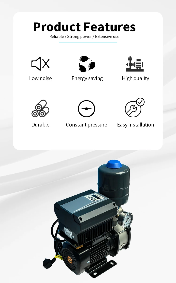 Water Pump For 5 Gallon Bottle 50hz 60 Hz Constant Pressure Water Pumps Agriculture Intelligent ...