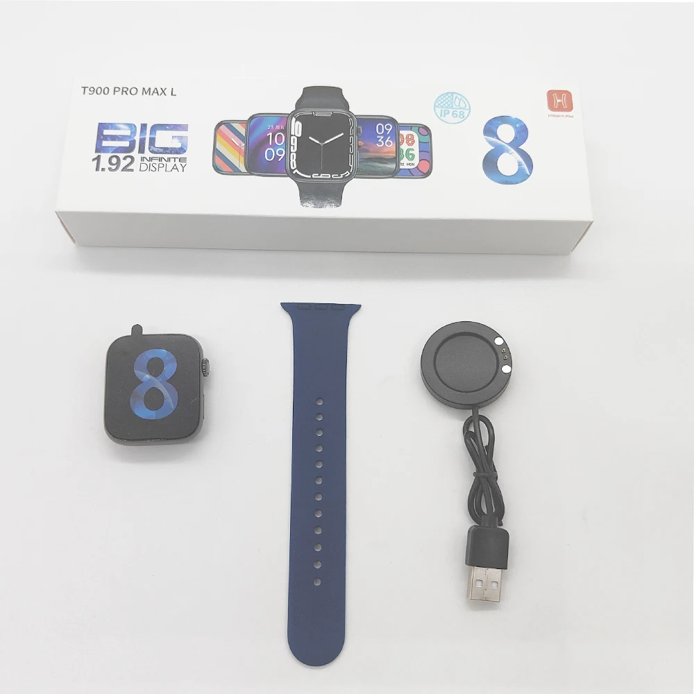 T900 Pro Max L Series 8 Smartwatch 1.92 Inch Big Screen T900 Mobile Phone Montre Reloj ...