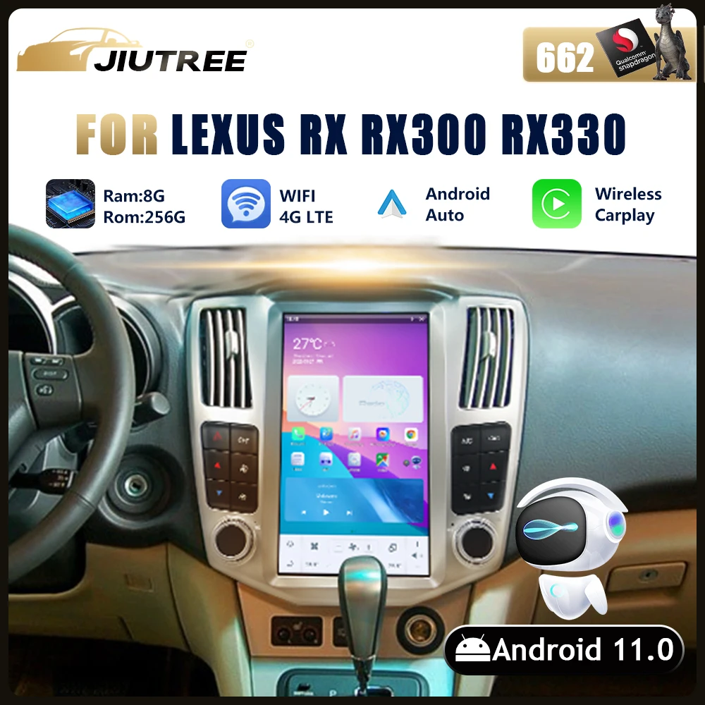 Car Radio For Lexus Rx Rx300 Rx330 Rx350 Rx400h 2004-2008 Multimedia ...