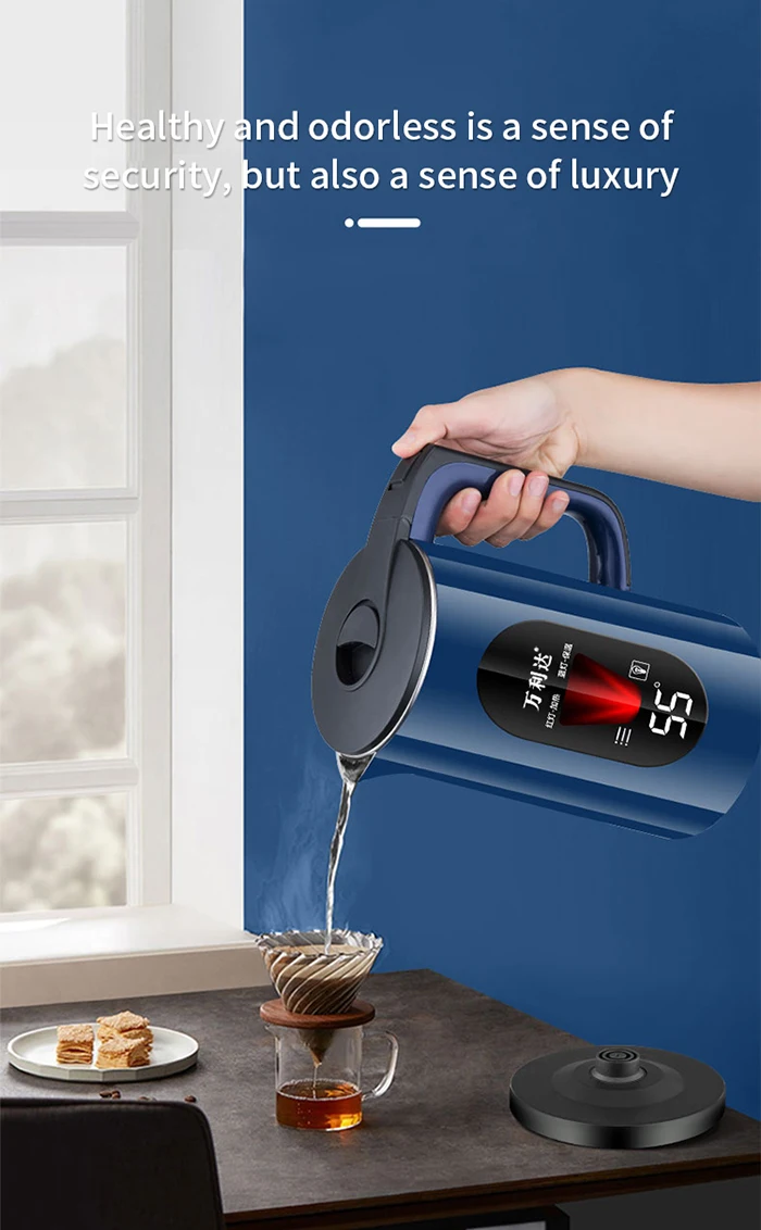 3L Electric Kettle with LED Display - Smart Boiling Solution