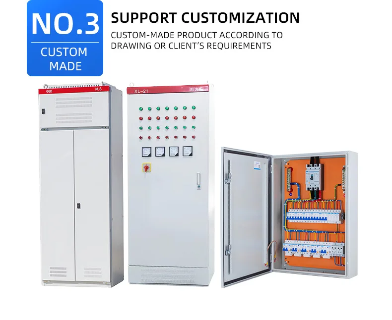 Saip/saipwell Plc Distribution Cabinet Electrical Control Panel Box ...