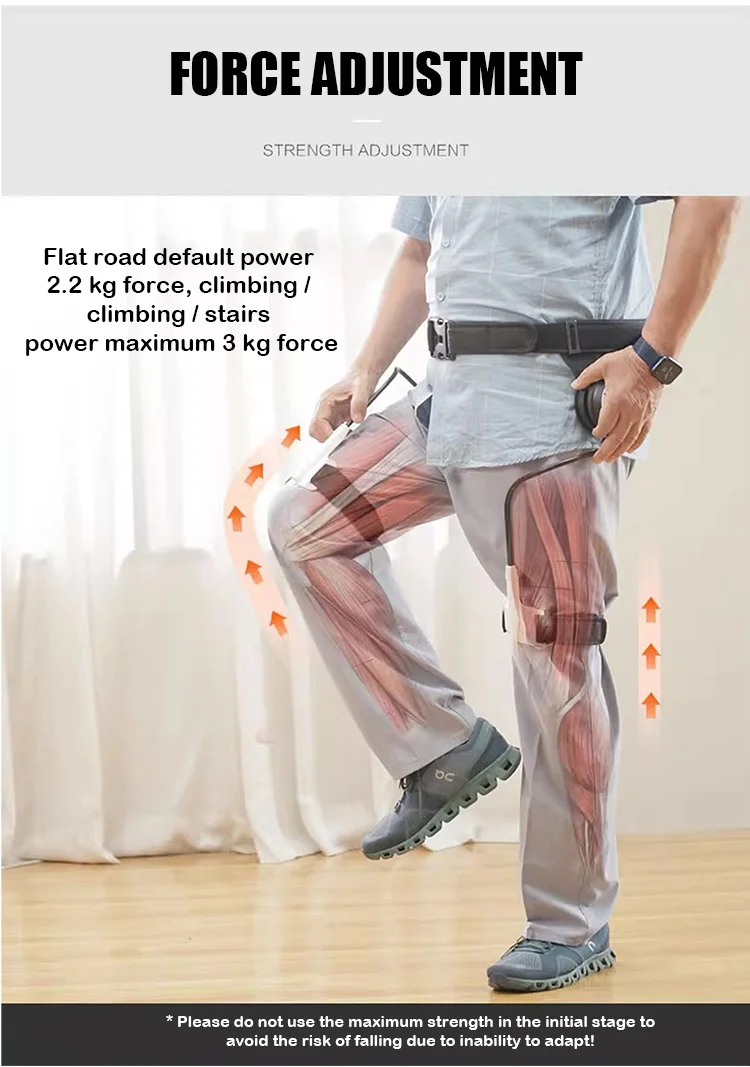 Auxiliary Legs Wearable Powered Exoskeleton Robot for Human Aid