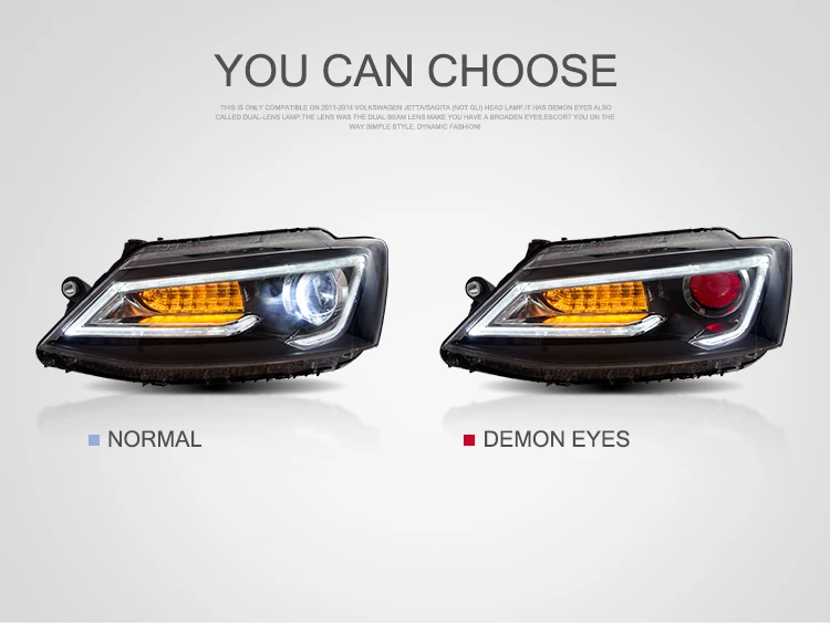 VLAND LED Headlights for VW Jetta IV - Bright & Efficient