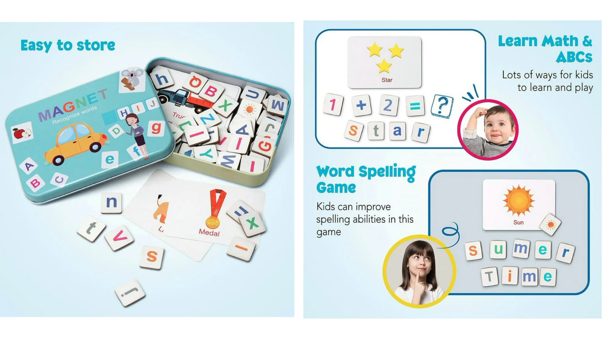 Magnetic Letters And Numbers Toys,Fridge Magnets Abc Alphabet Word ...