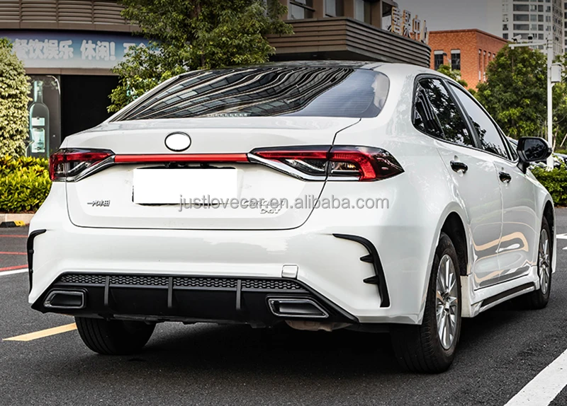 Toyota Corolla Altis Body Kit - Front & Rear Bumper, Side Skirt | 2019 ...