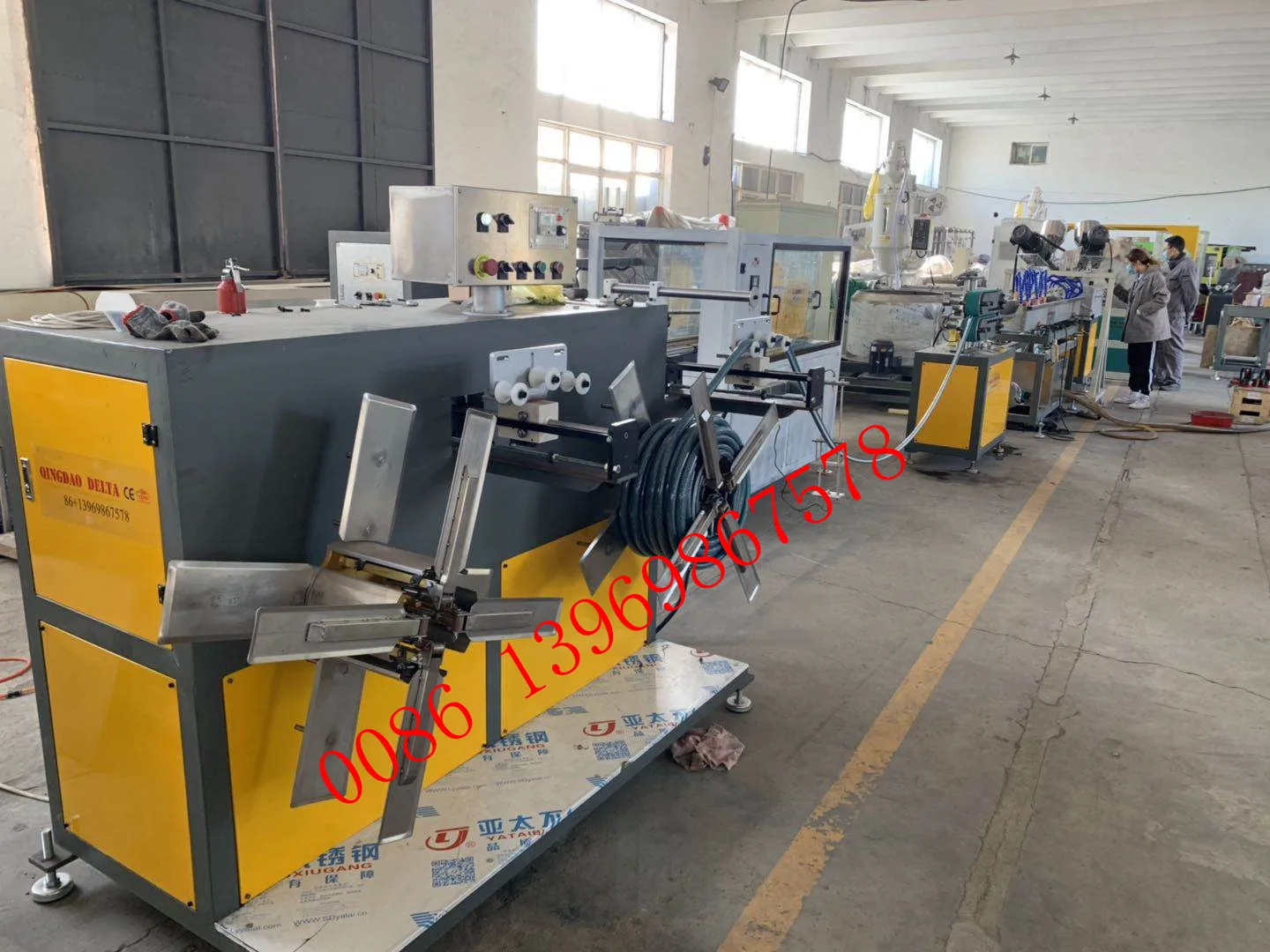 Poly Fiber Reinforced Pvc Flexible High Pressure Pipe Polyester Thread ...