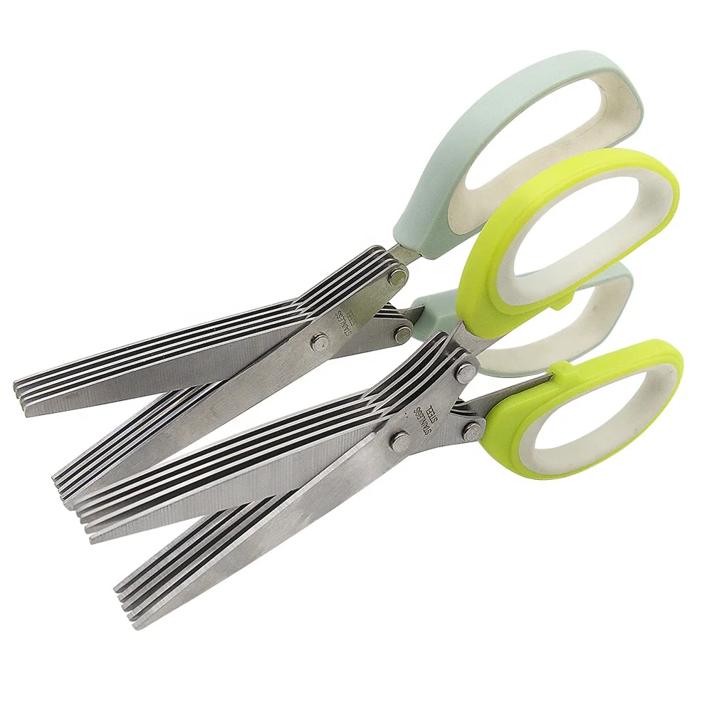 Wholesale Oem Custom Stainless Steel Herb Scissors Kitchen Shears 5 ...