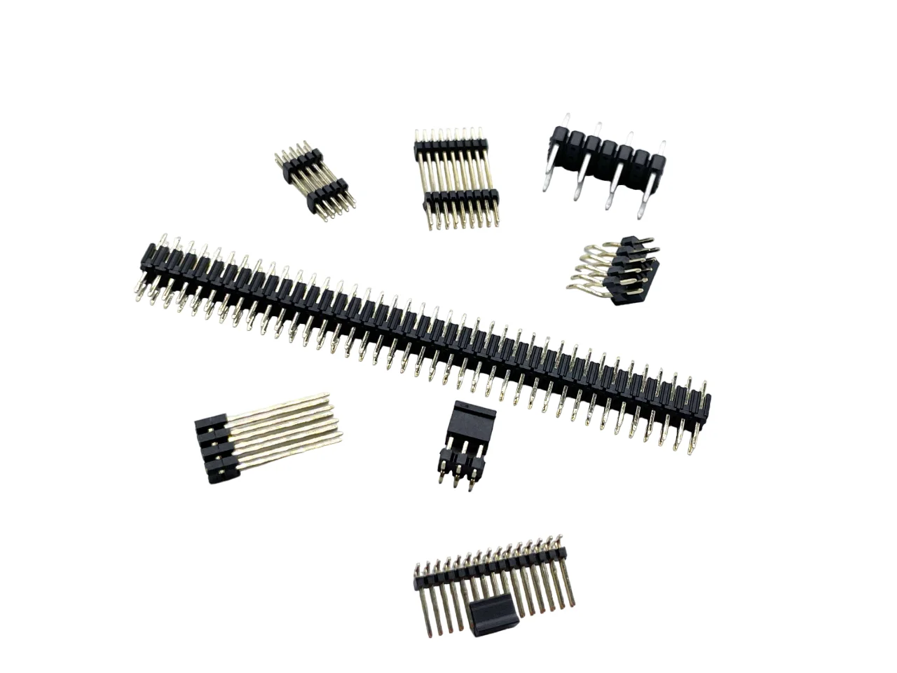 Pcb Connector Of 2.54mm Pitch H2.5 Single Row 1x02p Smt Type Pin ...