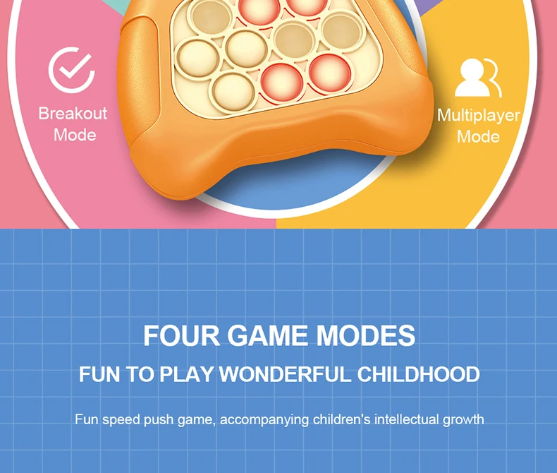 Ept Funny Break Through Game Machine Push Pop Sensory Decompression ...