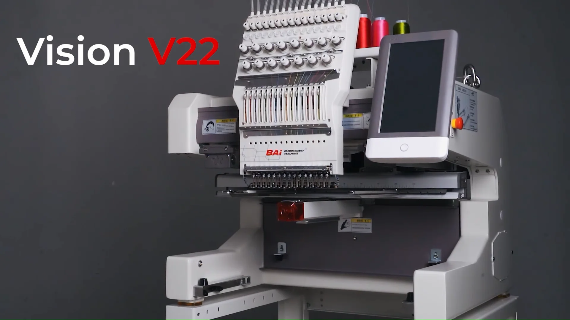 Bai Industrial Digital Single Head Multi Needles 3d Bag Embroidery ...