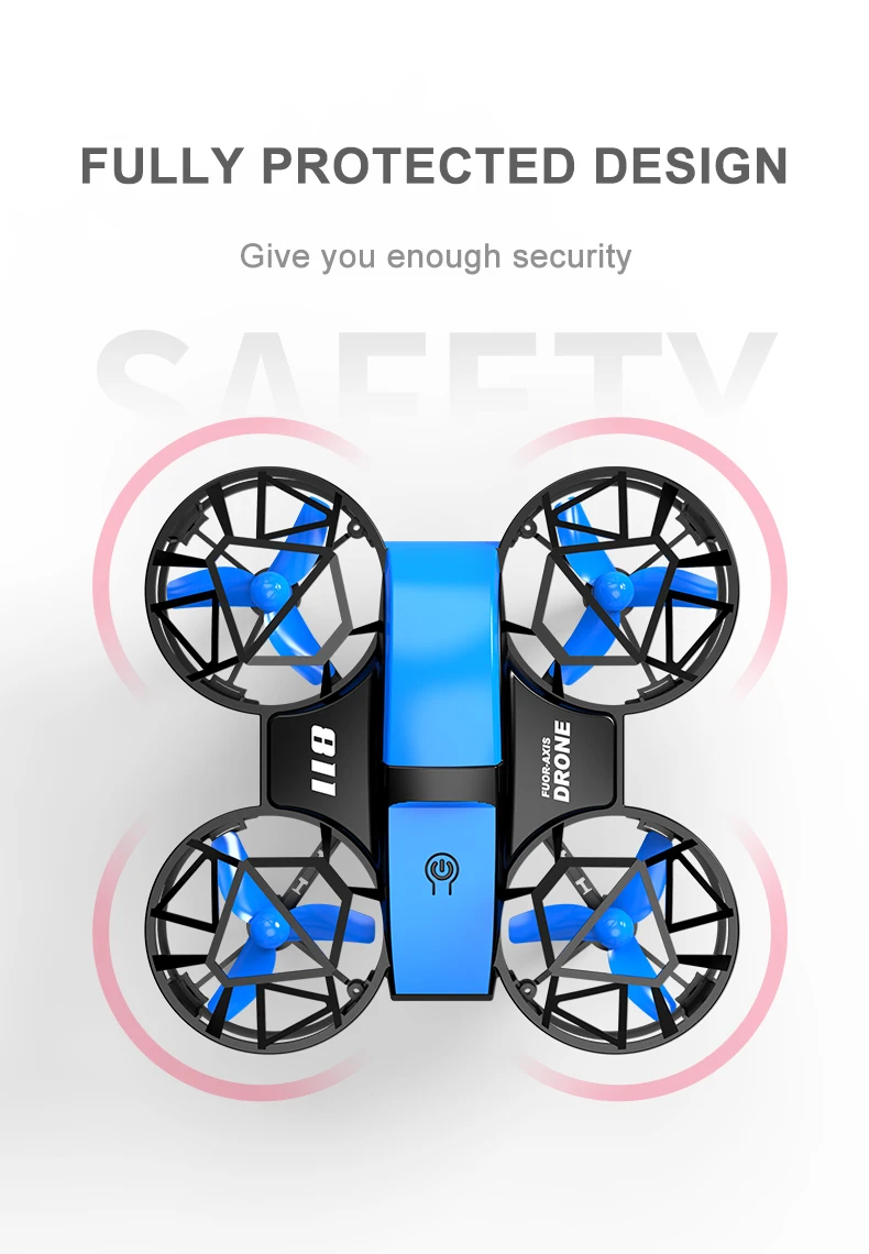 Beginner Mini Drone with Camera & LED Lights for Kids