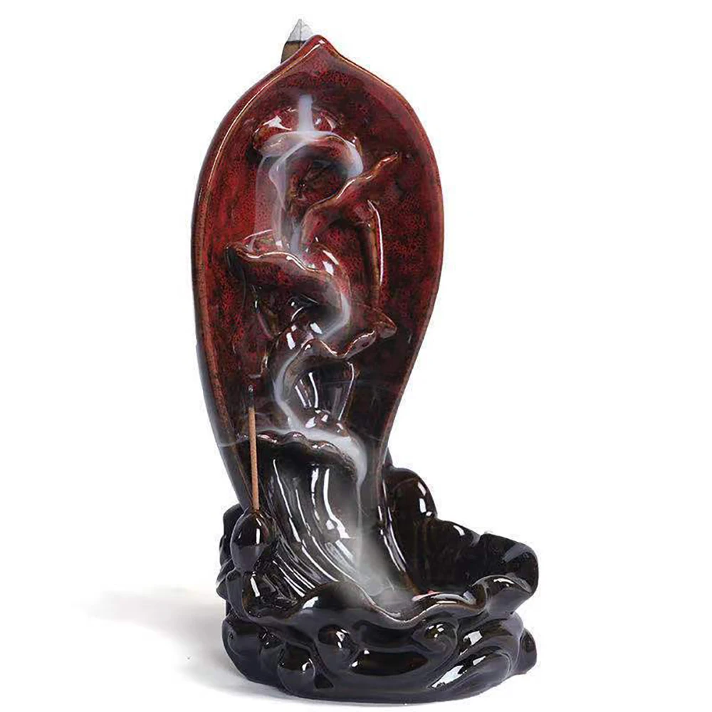Custom Aromatherapy Arabian Oud Backflow Waterfall Ceramic Incense ...