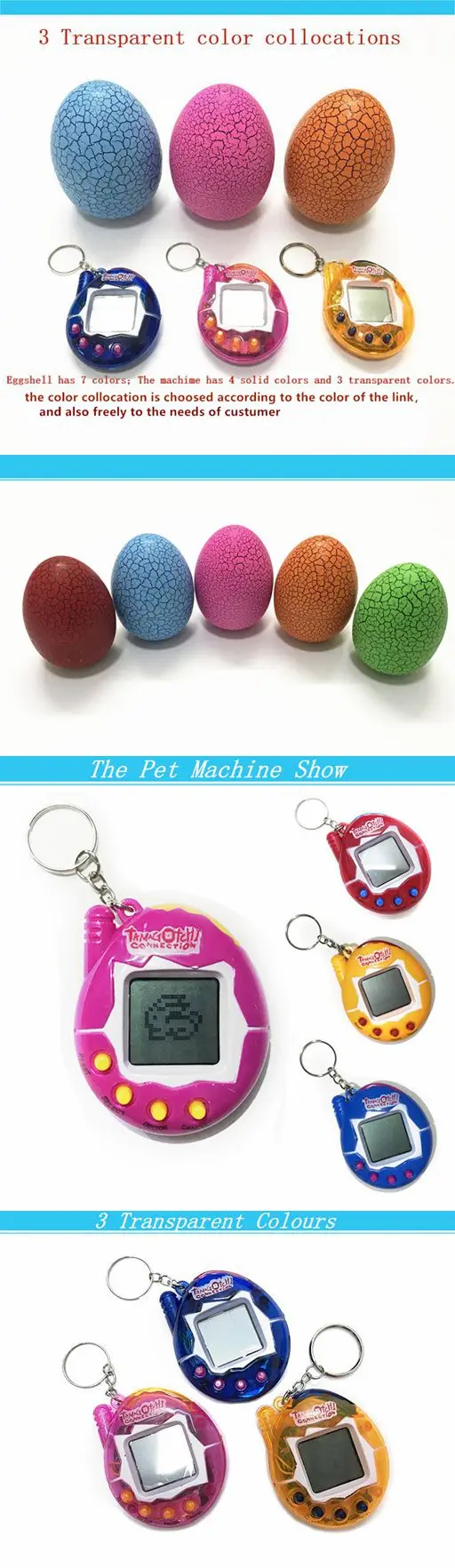 E-pet Dinosaur Egg Tumbler - Fun Virtual Pet Machine