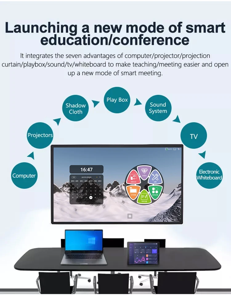 75inch Pizarron Portable Smart Board Professional Digital Writing ...