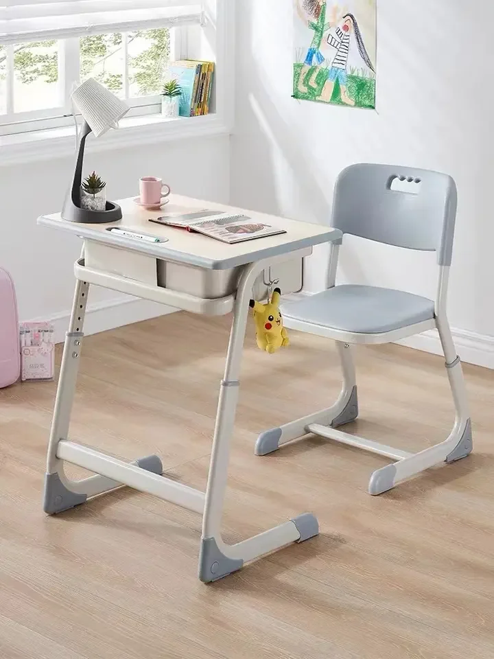 Modern Student Desk and Chair - Metal Classroom Furniture