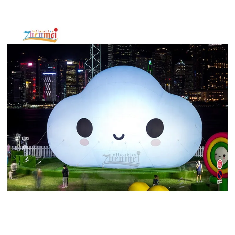 Zhenmei Advertising inflatable white cloud balloon inflatable cloud ...