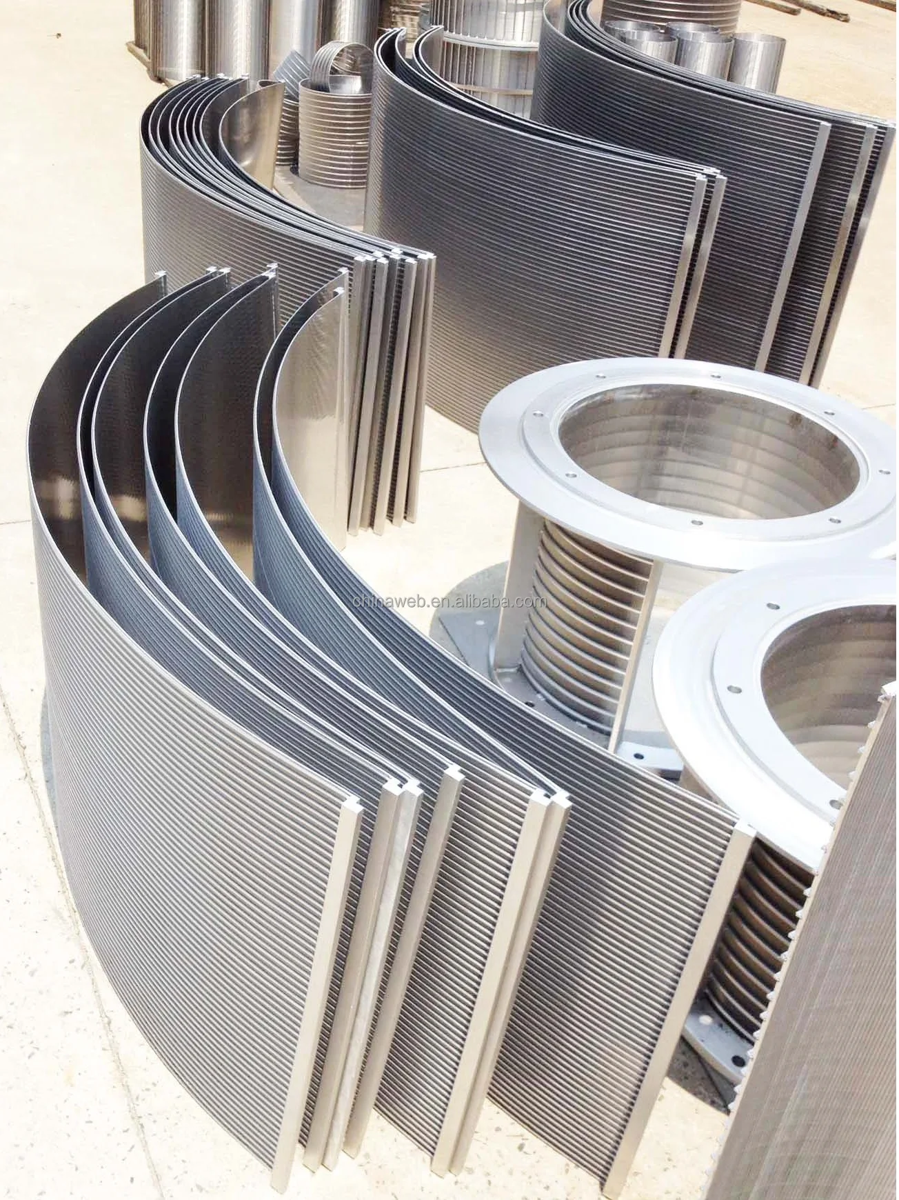 Wedge Wire Sieve Screens For Water Intake Hydro Plan - Buy Wedge Wire ...