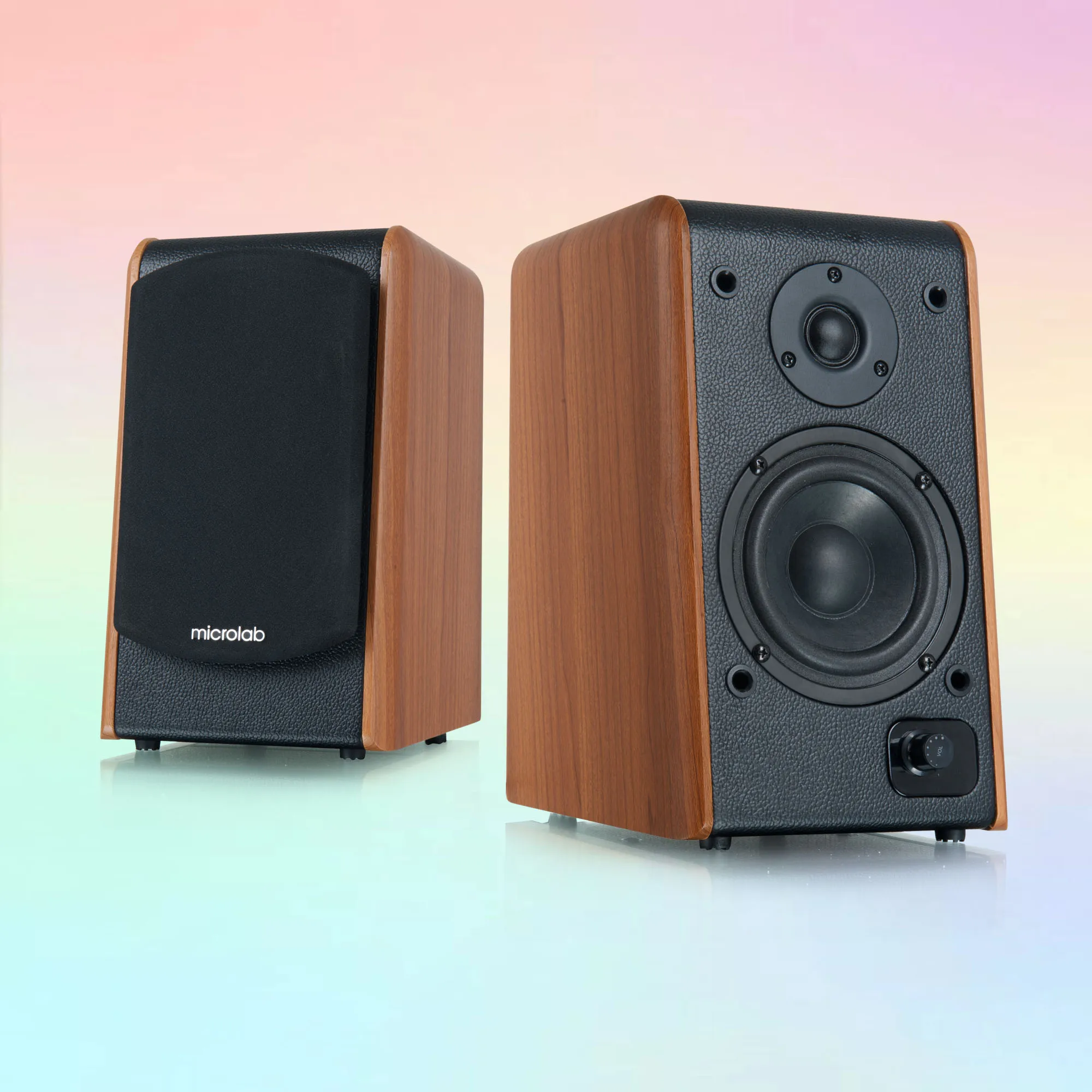 Microlab Stereo Bookshelf Speaker B77BT with Bluetooth