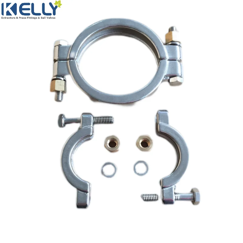 Stainless Steel High Pressure Clamps - 1/2 to 12inch