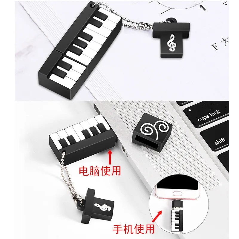 Custom Logo Guitar Musical Instruments Usb Flash Drive Violin / Piano ...