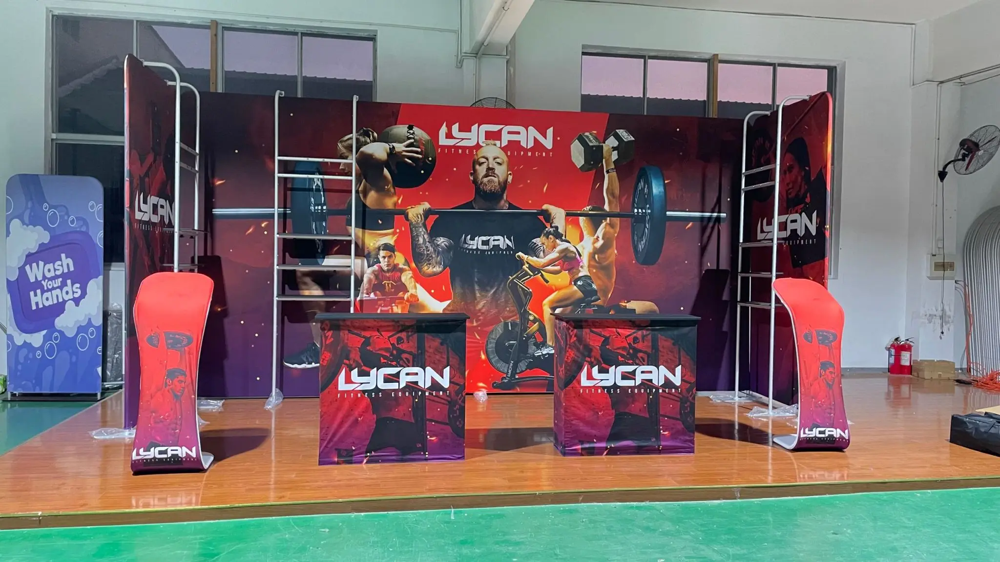 10x10ft 3x3m Trade Show Booth Shelf Display Backdrop Banner Stand ...