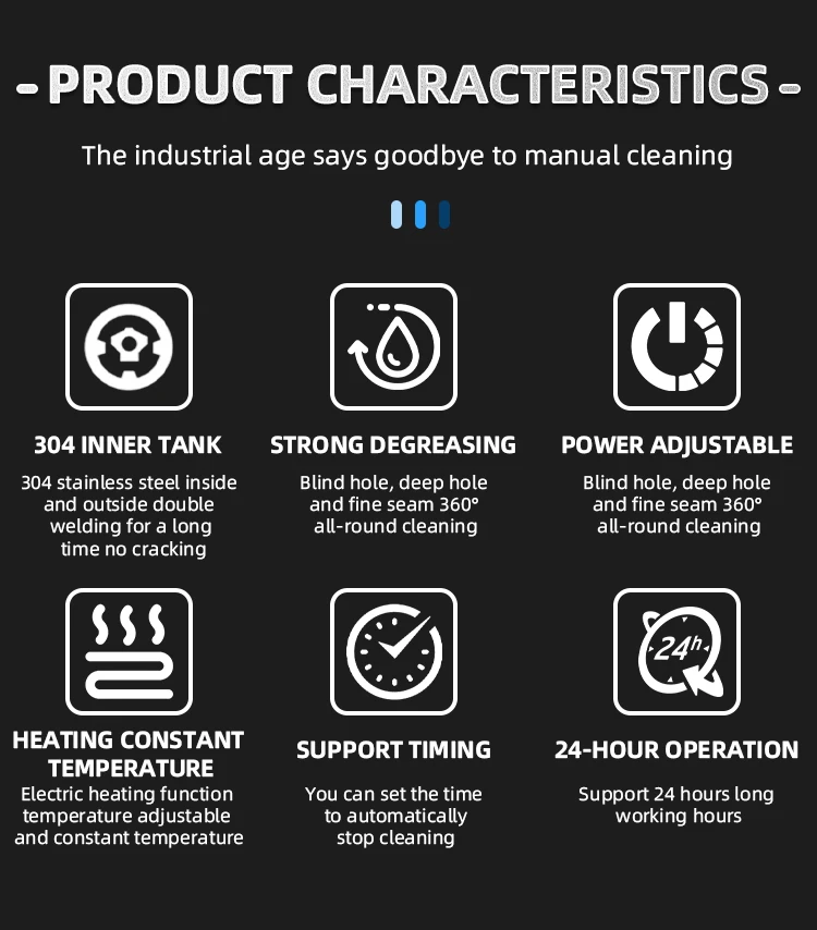 OEM ODM Portable 60W-600W Industrial Benchtop Ultrasonic Cleaner 1.3 ...