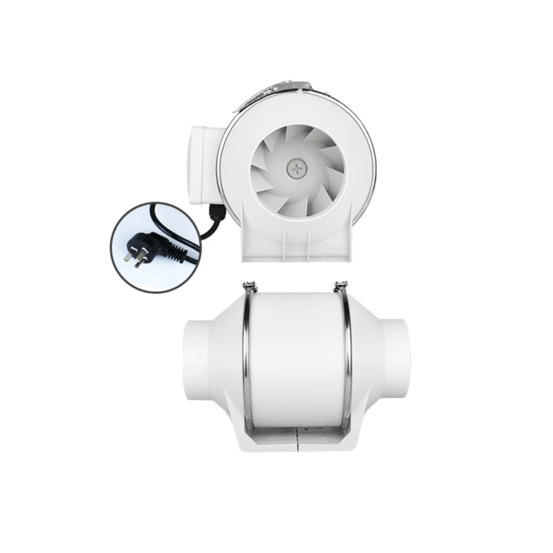 1000 cfm Inline Duct Exhaust Fan Low Noise 4+ Inch Smart Ventilation Exhaust Fan EC Motor Fan ...
