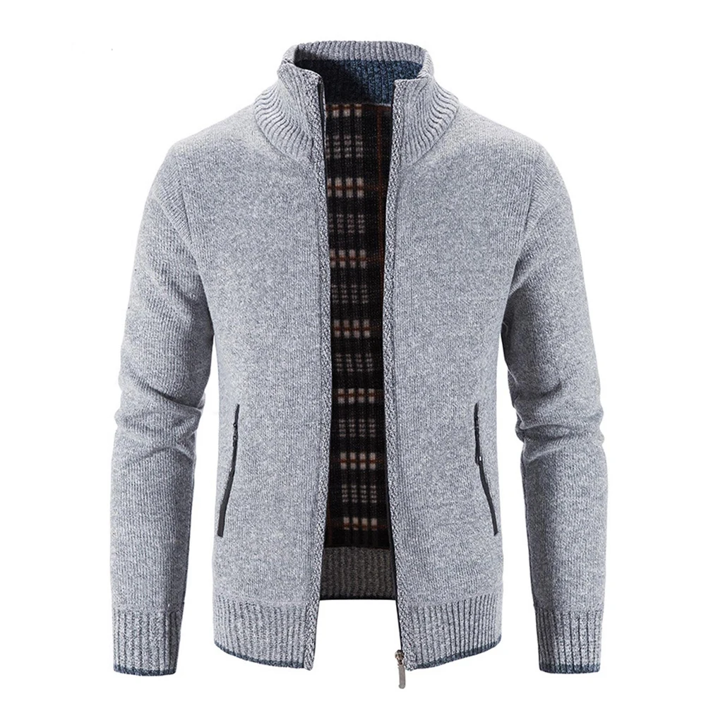 Men's Comfortable Winter Fashion Clothing Wholesale Knitted Jacket High ...