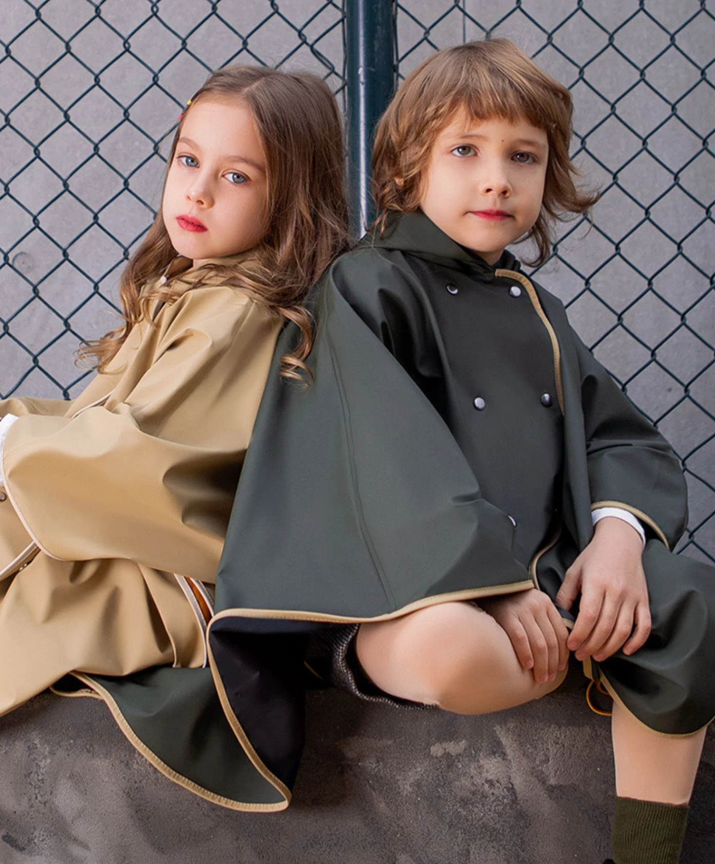 High Quality Customized Colorful Waterproof Rain Poncho For Children ...