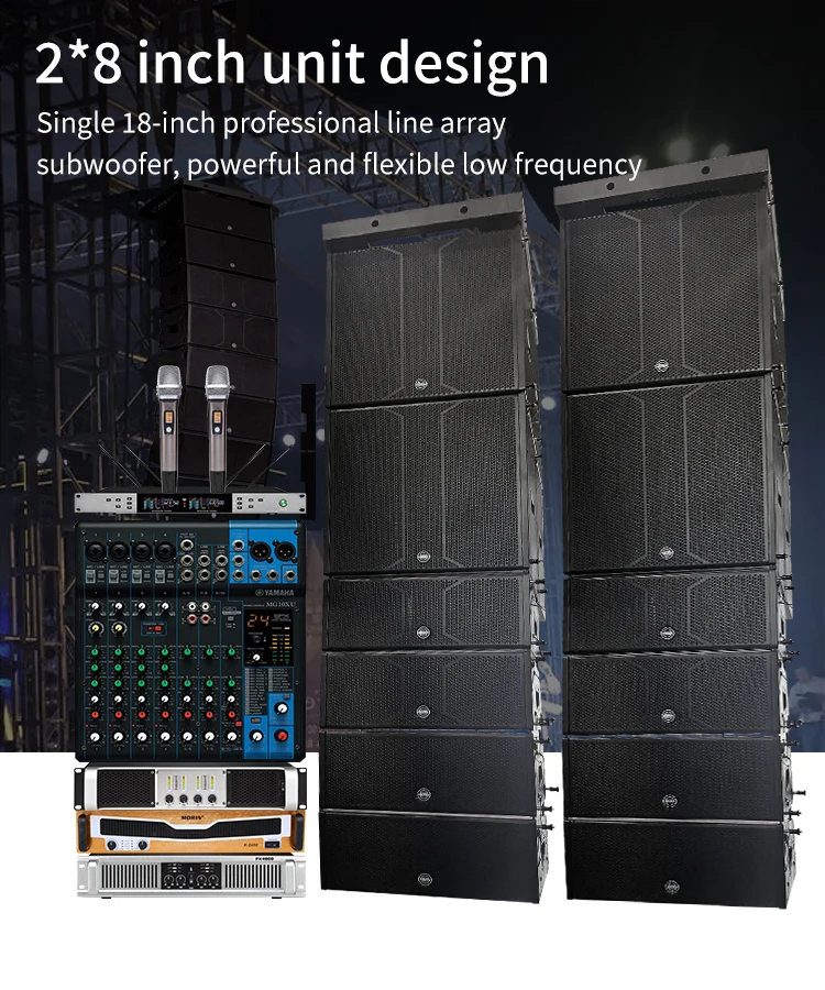 8 Inch Full Range Speaker 18 Inch Subwoofer De 18 Pulgadas Dj Line ...