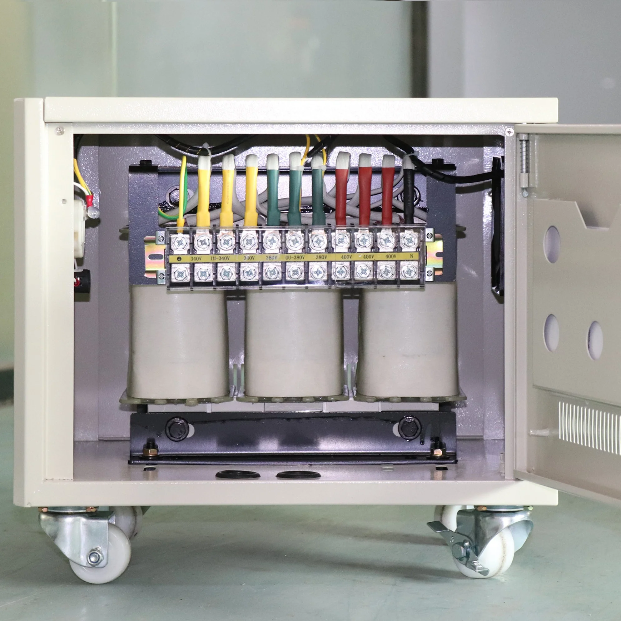 Three-phase 10kva Variable Autotransformer 110v To 220v With 2 Years ...