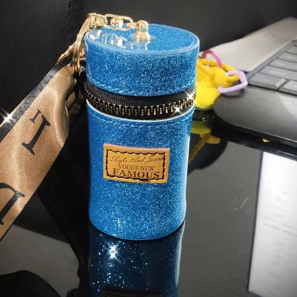 2023 Lipstick Bucket Bag Design Holder Keychain Ladies Lip Gloss ...