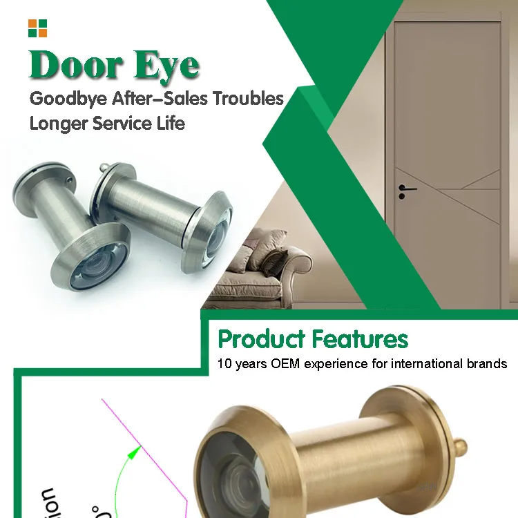 Hidden Adjustable Glass Lens Peephole Door Eye Hole Camera Digital ...