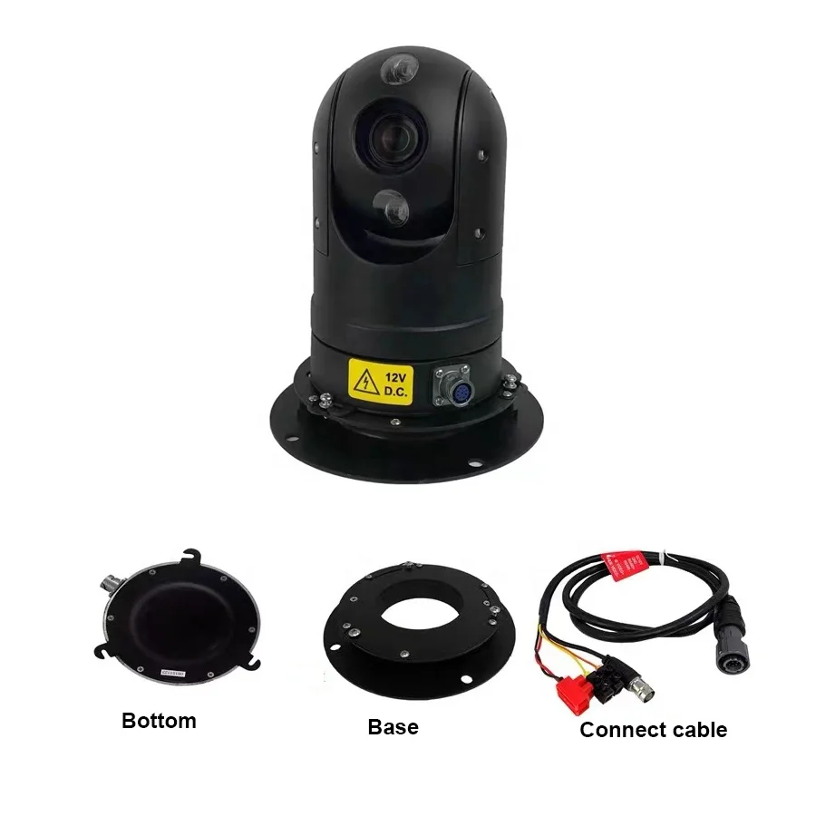 Long Range IR PTZ 1080P Camera - Ideal for Vehicle Mounting