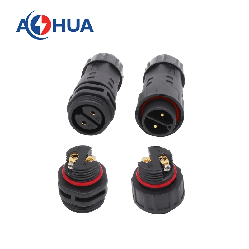 AOHUA Cable Joint Male Female M20 4A IP67 - Waterproof Connectors