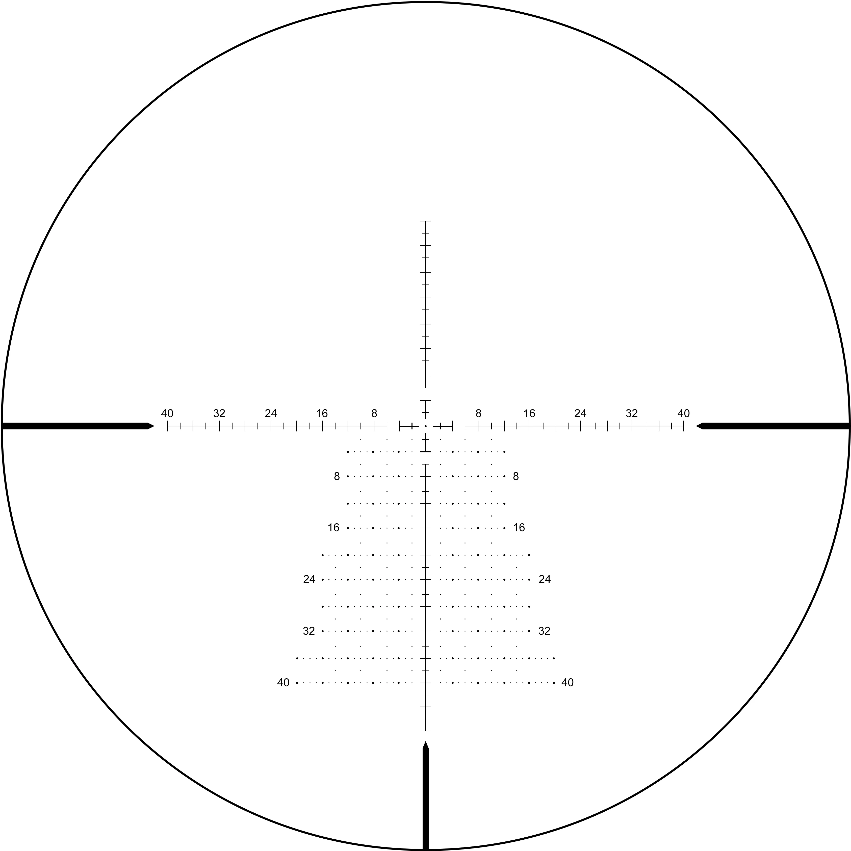SPINA Optics Hunting Scope Reflex Sight 6-24x50 FFP