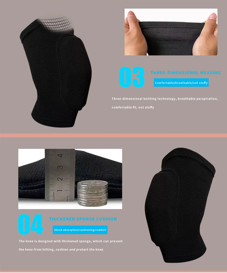 Nylon Dancing Knee Pads - Protection for Sports & Daily Life
